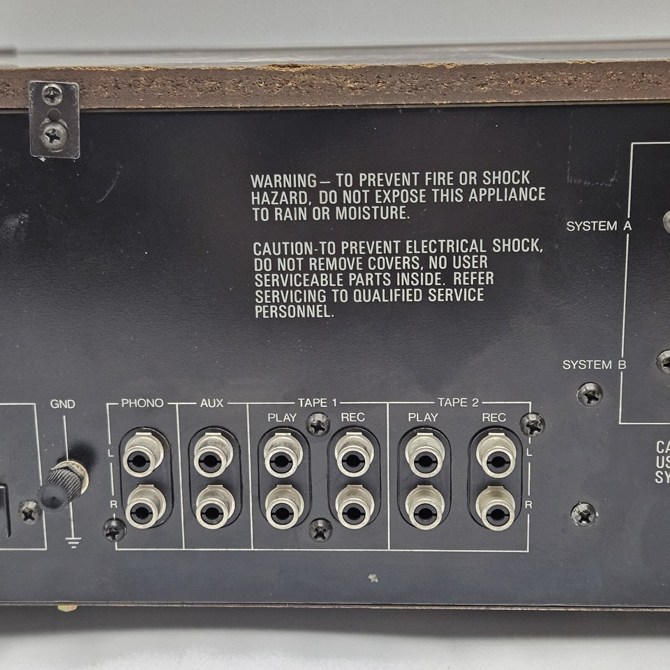 MCS 3248 Stereo Receiver Vintage 45W AM/FM Phono Aux 1980s Wood Case ...