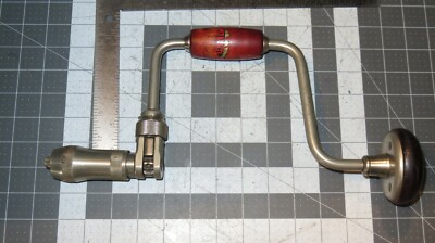 Vintage Dunlap 10F Woodworking Hand Brace Drill Reversible | eBay