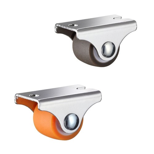 Brown Straight Wheel Orange Directional Casters Mini Self Adhesive ...