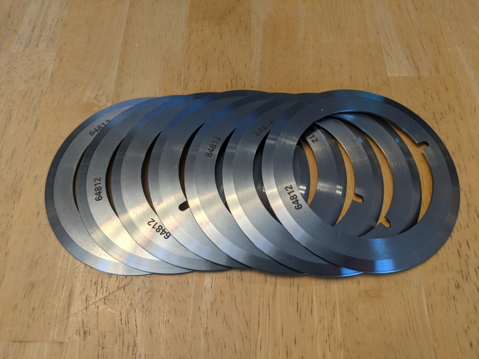 Pack of 10 Single Bevel Shear Blade for Dusenbery and Goebel Slitters ...