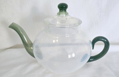 Vintage Fry Foval Teapot Art Glass Teapot Pitcher | eBay