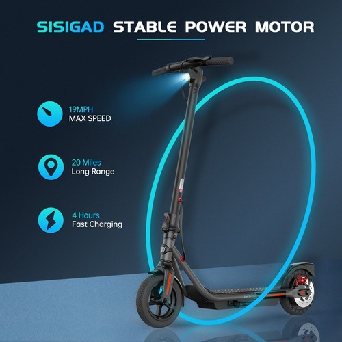 HY-B15 ADULT ELECTRIC SCOOTER LONG RANGE HIGH SPEED 8.5 INCH 300W PEAK ...