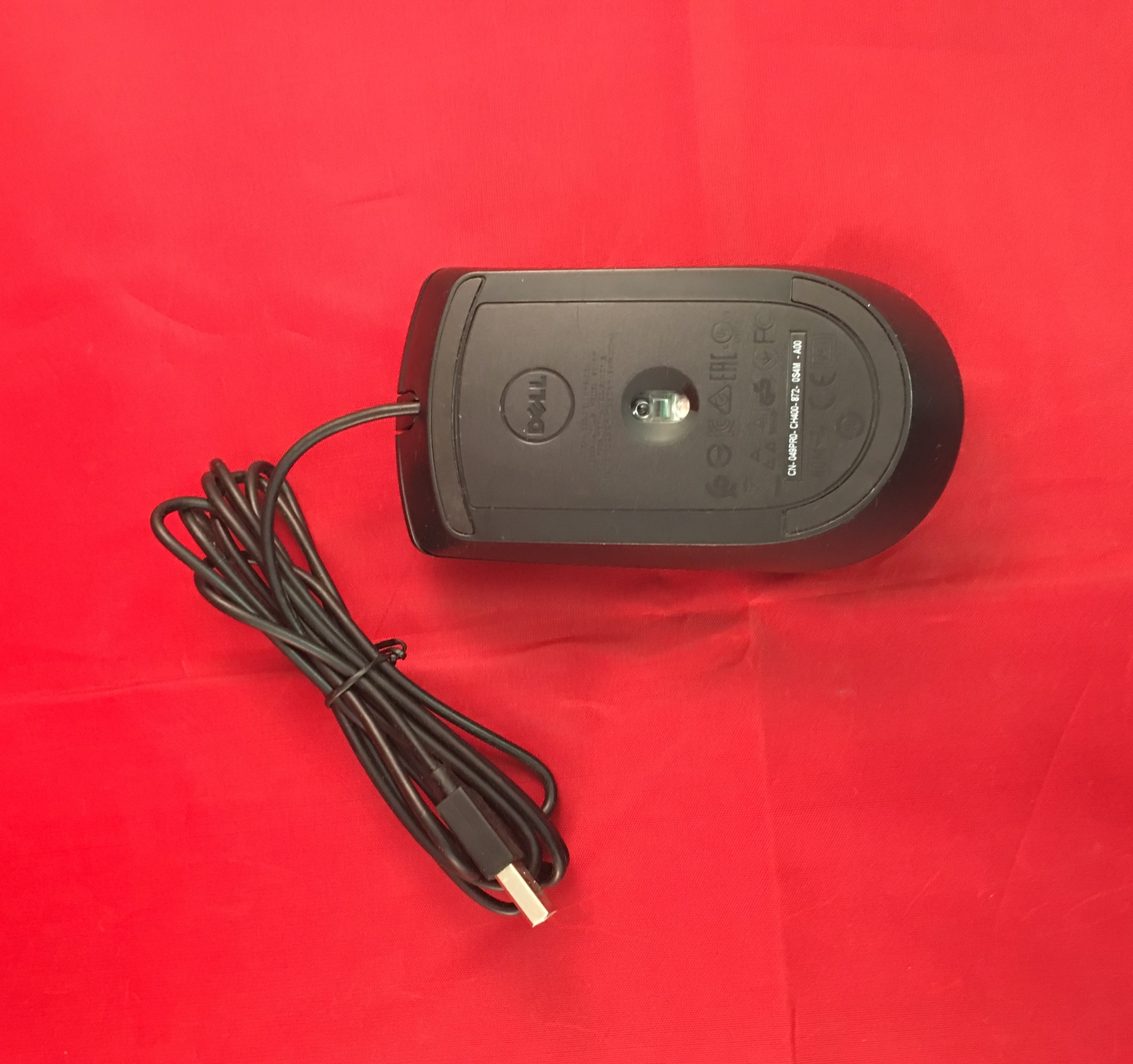 Dell MS116C 49PR0 Wired USB Optical 3 Button Scroll Wheel Laser Mouse ...