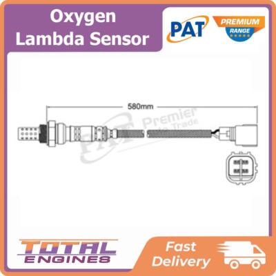 PAT Premium Oxygen Lambda Sensor fits Toyota Mark II JZX110R 2.5L 6Cyl ...