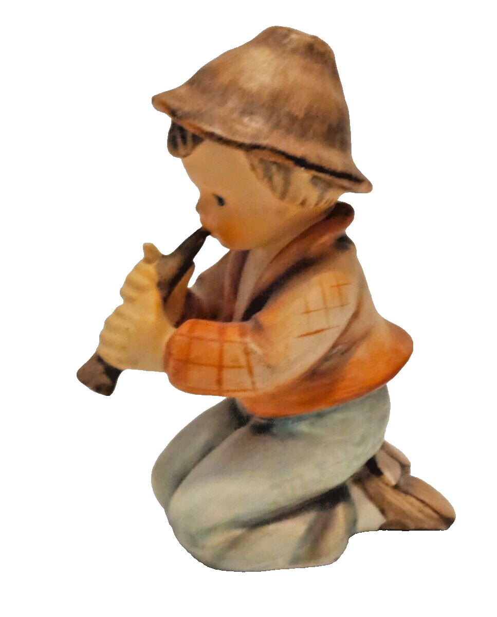 Vintage Goebel Hummel Little Tooter Shepherd Boy Figurine 214/H 1951 ...