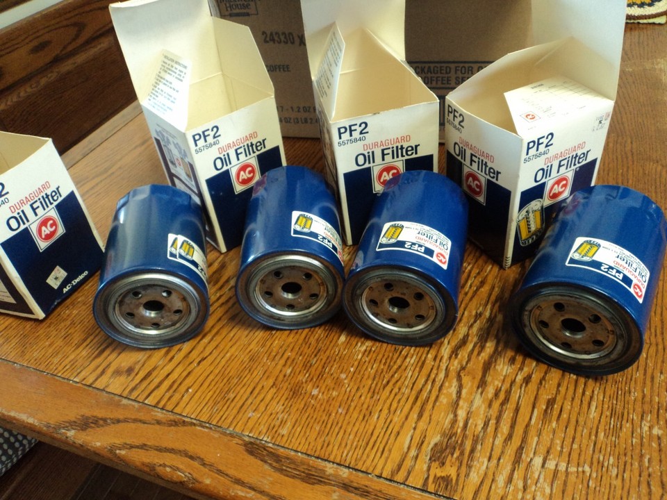 Lot of 4 AC Delco 5575840 Duraguard Oil Filter PN PF2 | eBay