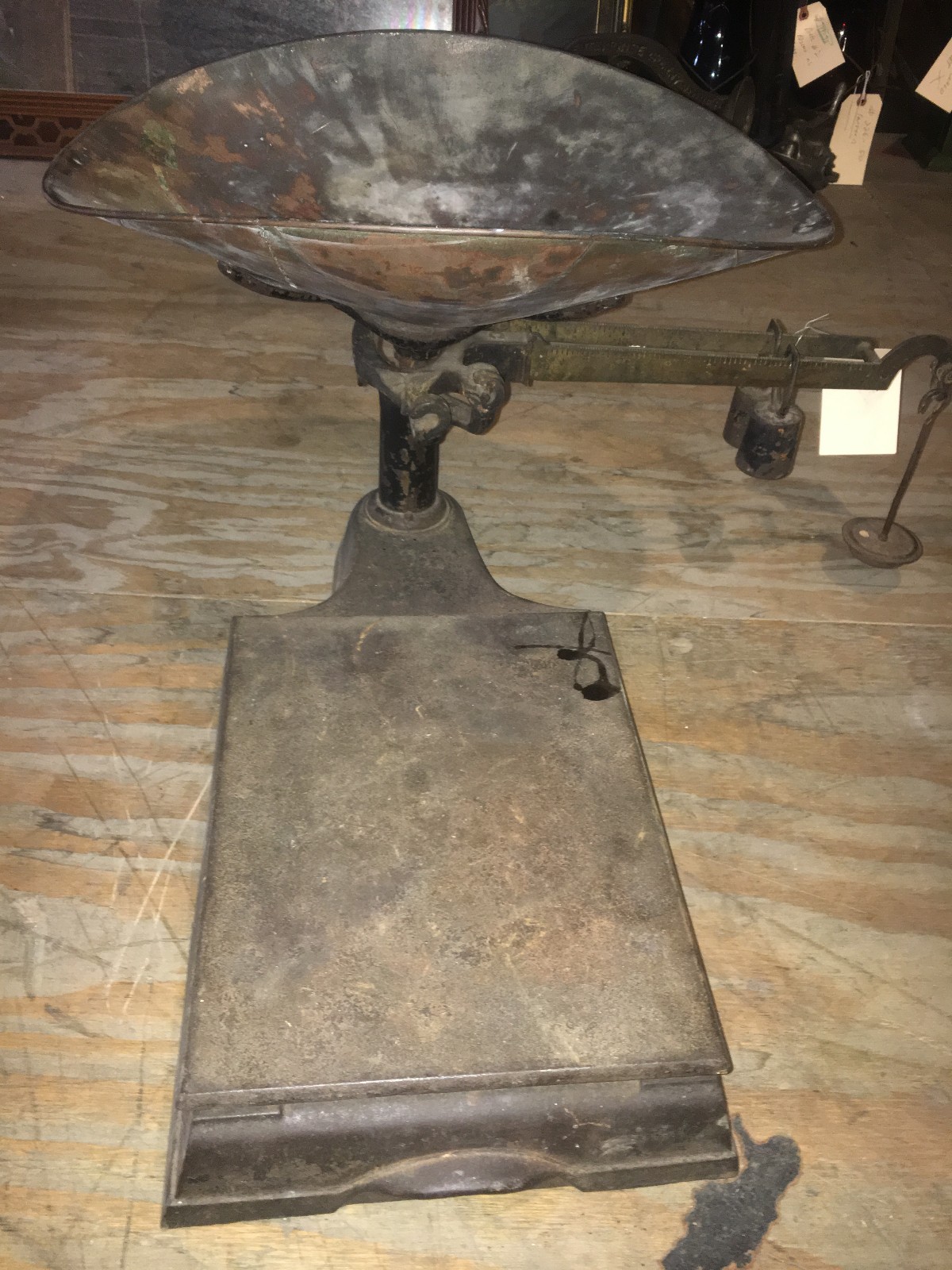 Primitive Rustic Antique Vintage General Store Scale Industrial Decor ...