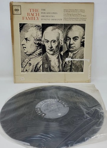 Ormandy Philadelphia The Bach Family LP Columbia 6 Eye Mono ML 5742 | eBay