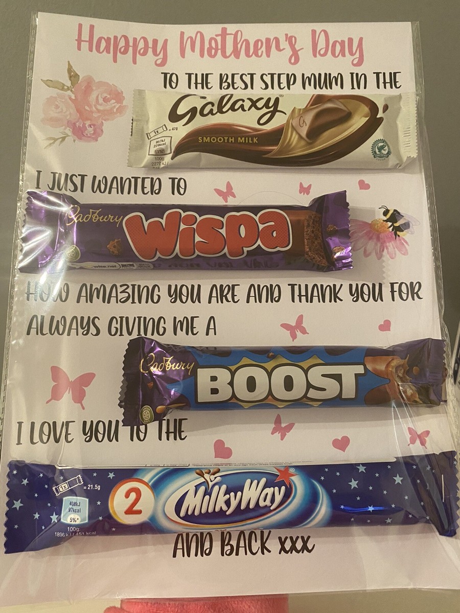 Mothers Day Candy Card