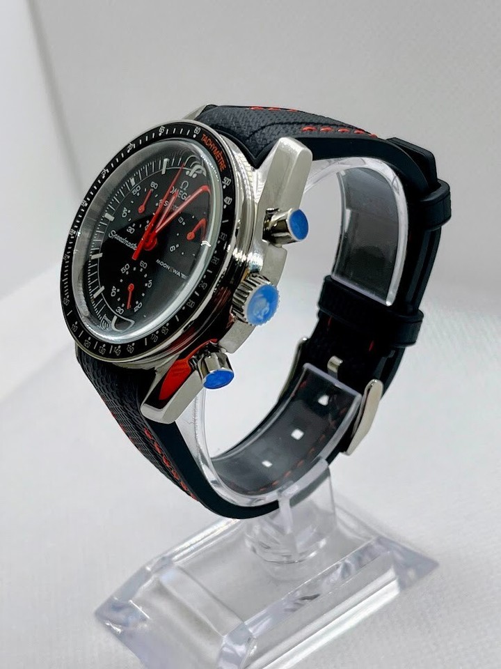 Custom MOD OMEGA x Swatch MoonSwatch Metal Case LAVA Mission on Earth ...