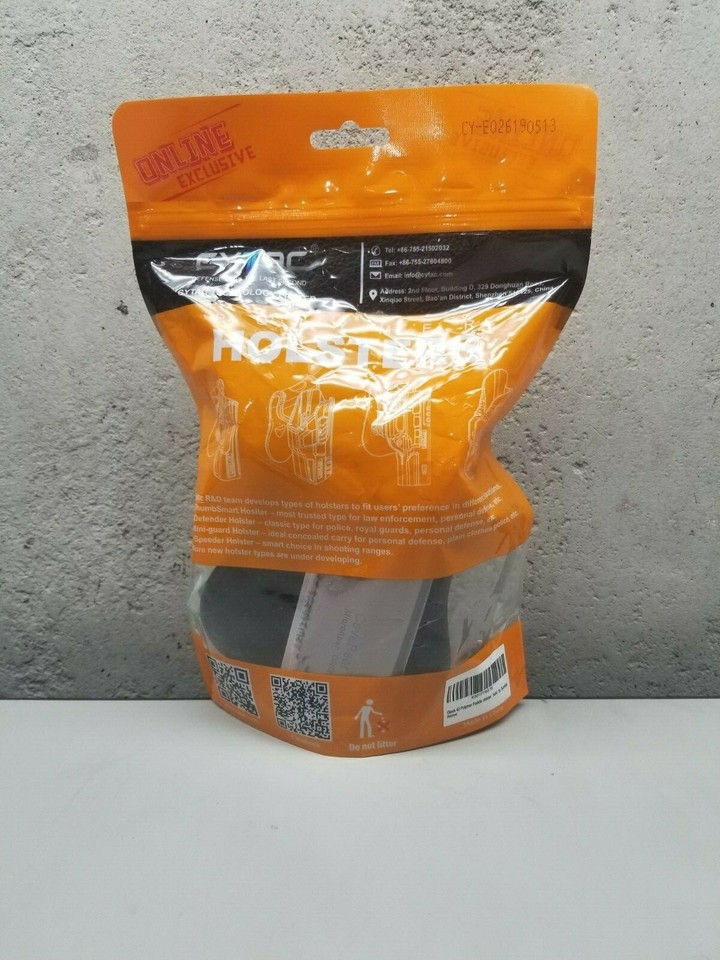 Cytac R-Defender Holster Fits Glock 42 Paddle Holster CY-G42G2-B | eBay