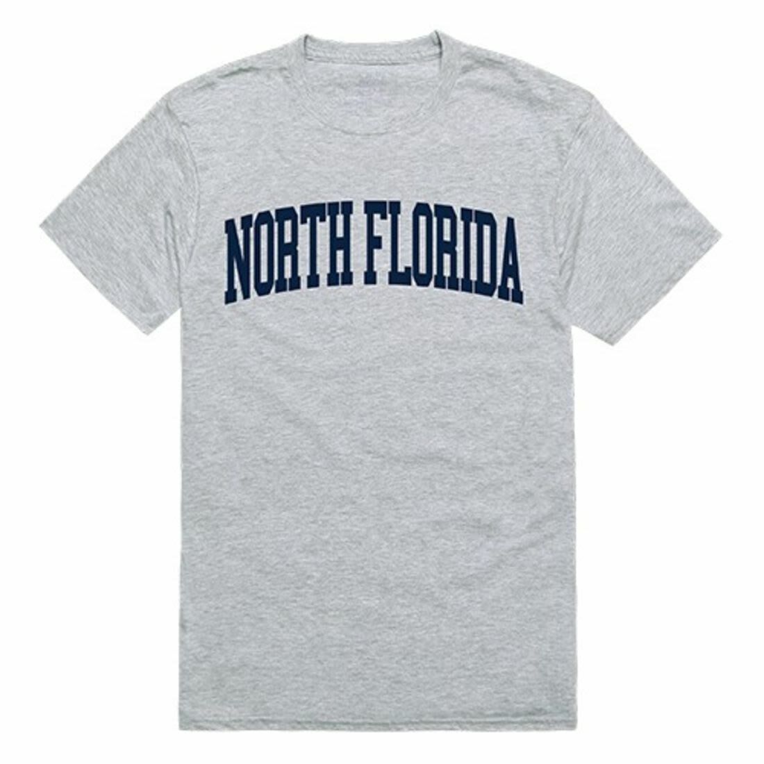 UNF University of North Florida Game Day T-Shirt Heather Grey | eBay