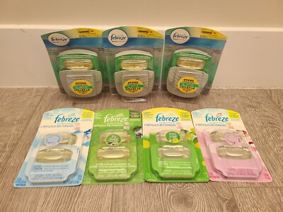 3 X Febreze Stick & Refresh Kits & 8 X Set & Refresh Refills fit Small ...