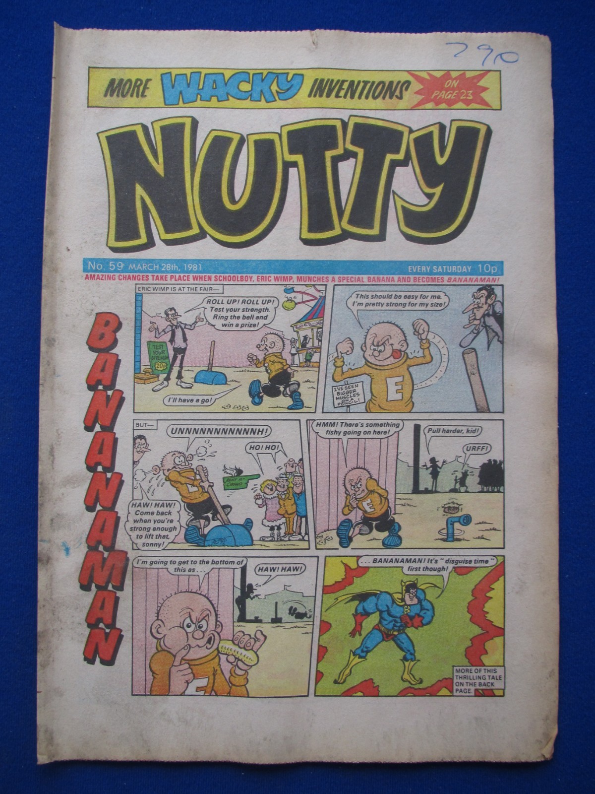NUTTY Comic : 1980 - 1985 - Choose which issues you need !... Bananaman ...