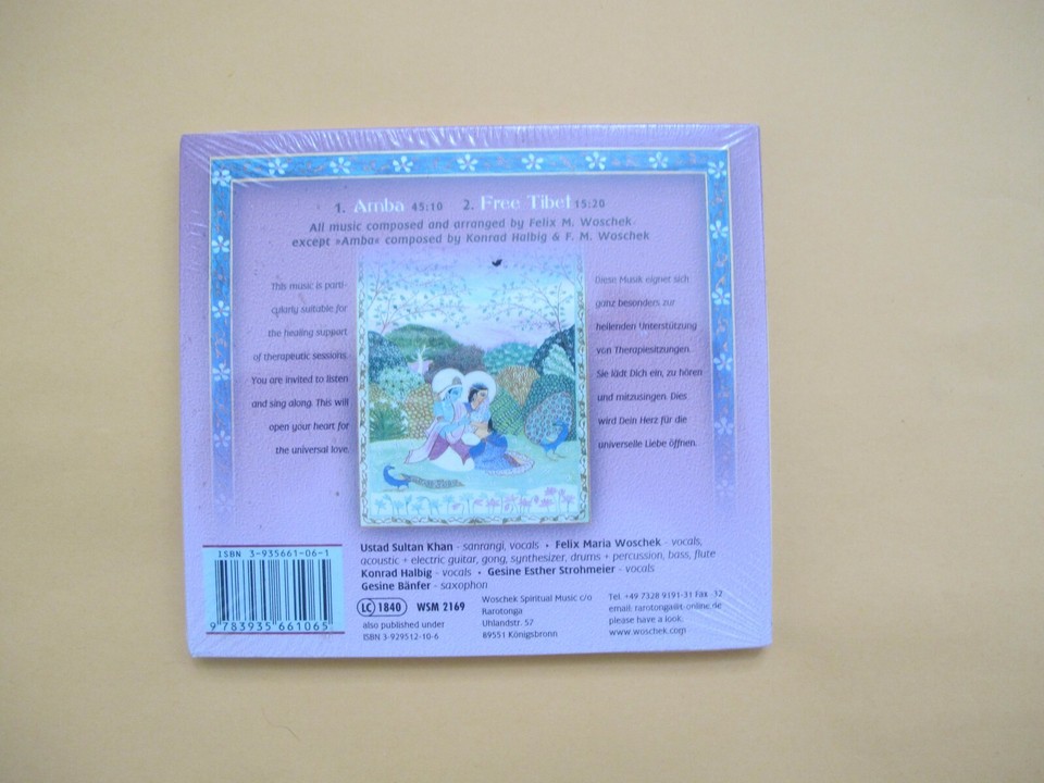 AMBA A Love Chant CD EAST-WEST SPRITUAL FUSION MUSIC LONG TRACKS SEALED ...