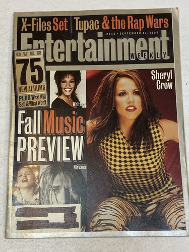 Entertainment Weekly Magazine 9 27 1996 Sheryl Crow Tupac Shakur ...