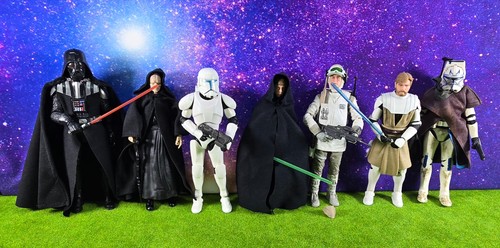 Star Wars 6" Black Series Lot of 7 Luke Skywalker Darth Vader Captain ...