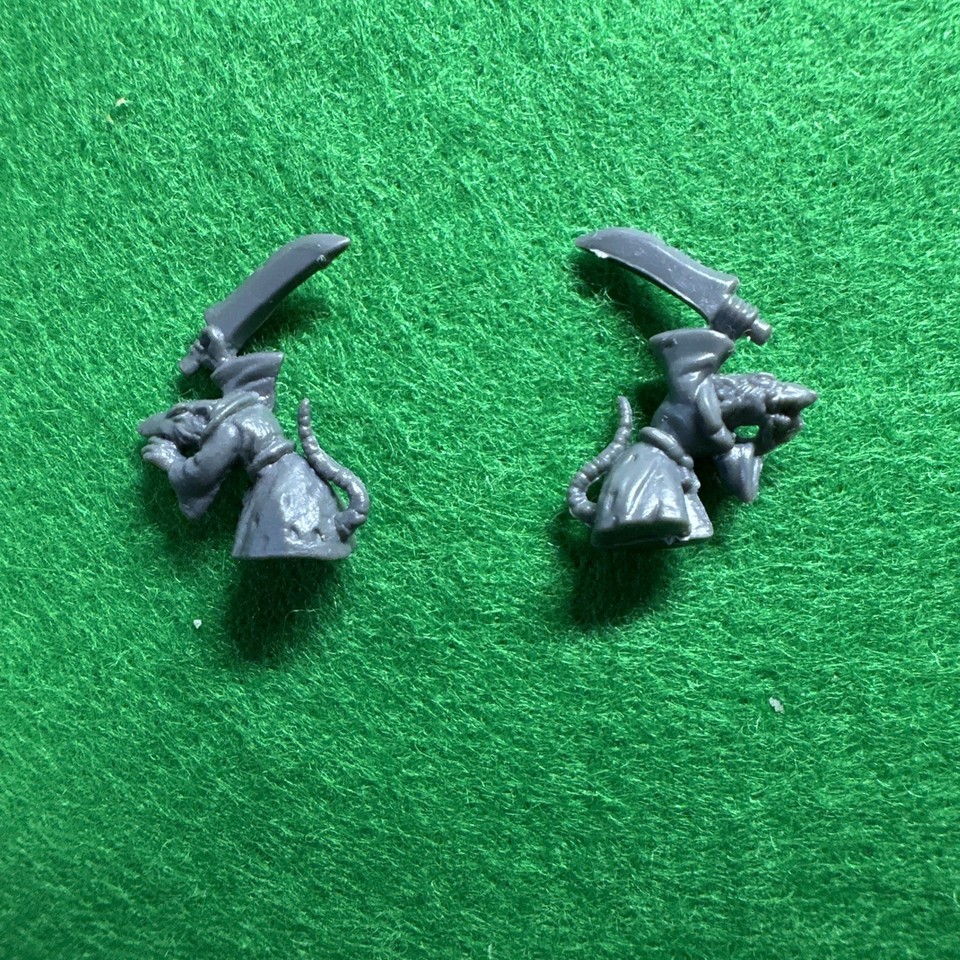 Warhammer Skaven Ratmen Plastic Rat Basing Rats With Knife Bit Games ...