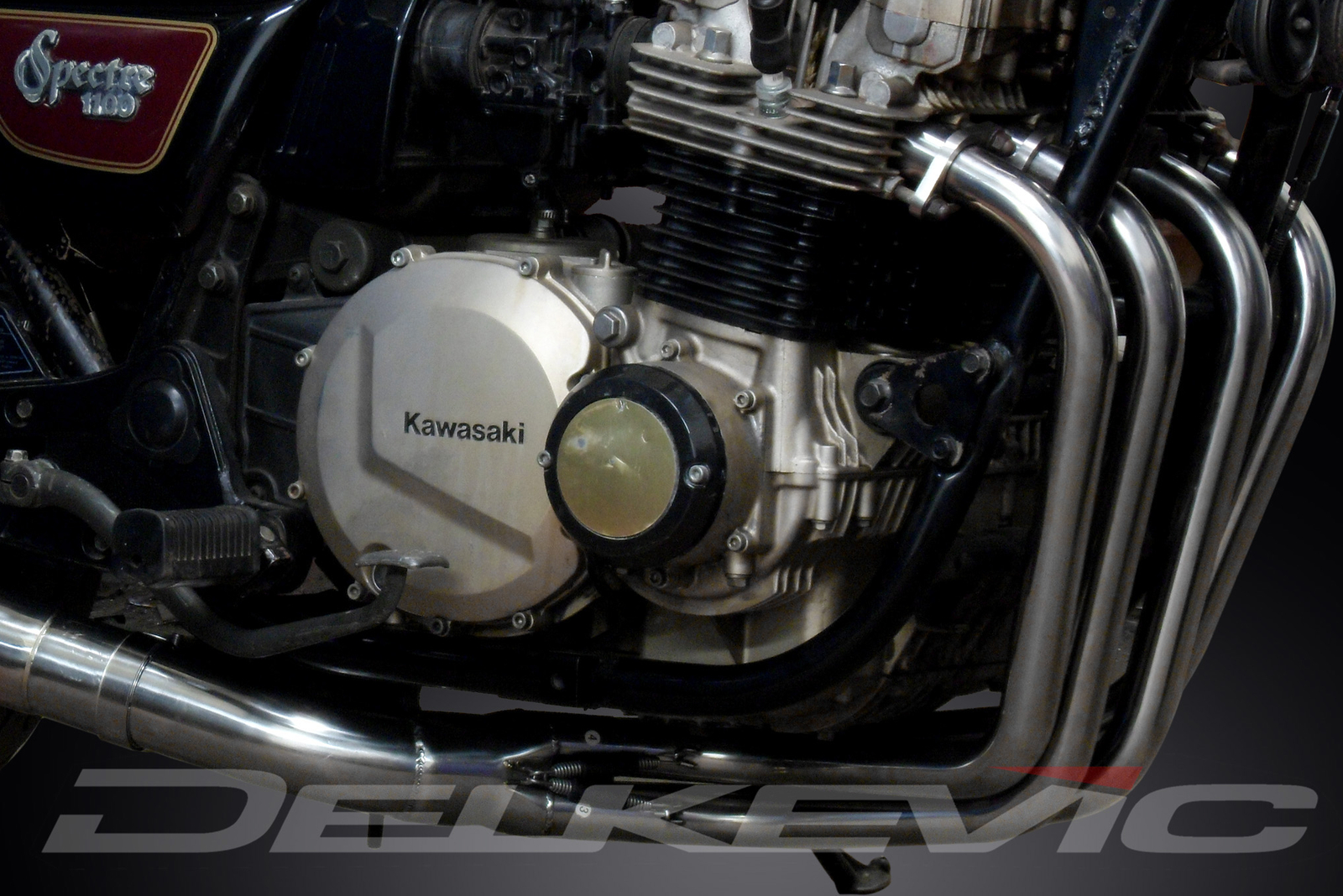 KAWASAKI Z1100 SPECTRE 82-83 STAINLESS 4-1 EXHAUST DOWNPIPES NOT OEM ...