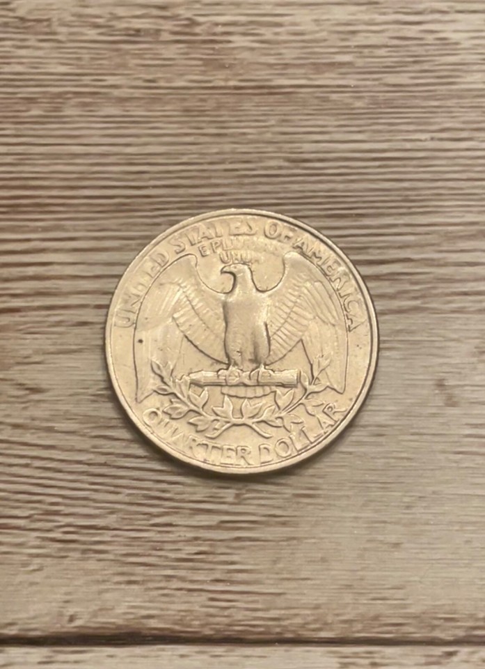 1982 D Washington Quarter Error "Liberty Error" "Filled D Mint Error ...