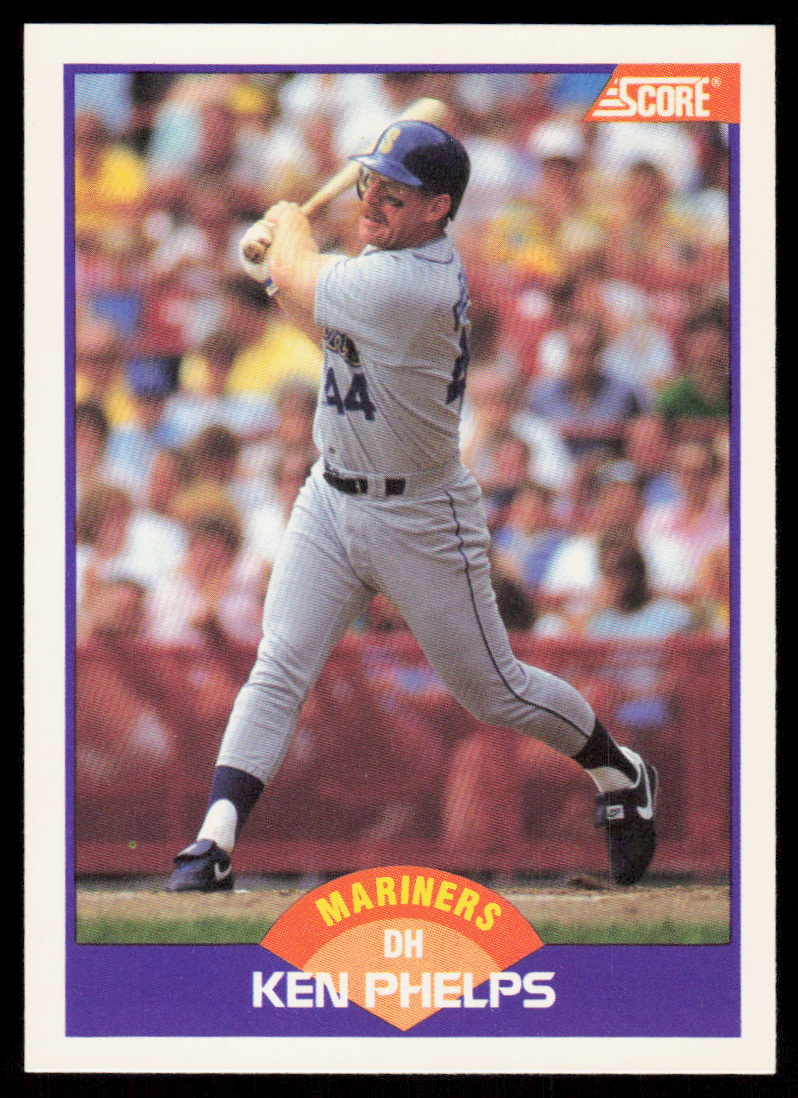 1989 Score 242 Ken Phelps Seattle Mariners | eBay