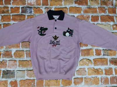 Sport Ice Iceberg Pullover Golf Tunier Teddy Dino Violett Casual Gr: M ...