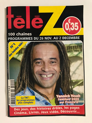 TELE Z n°1211 - 2005 - YANNICK NOAH | eBay