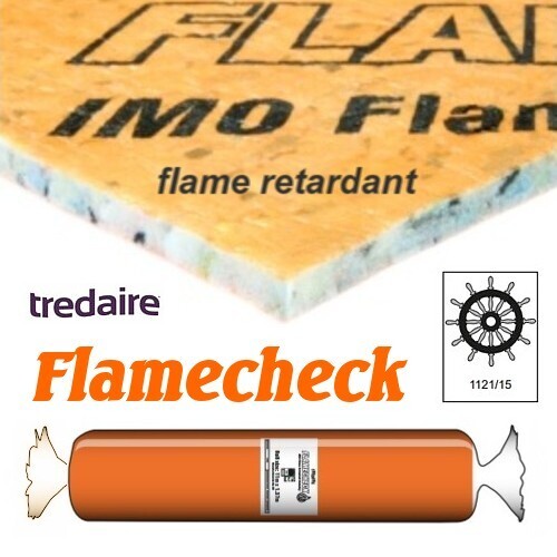 TREDAIRE FLAMECHECK Contract & Marine IMO certified carpet underlay 15 ...