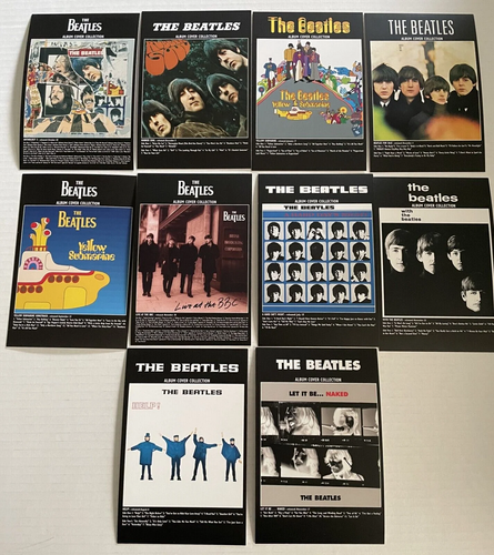 The Beatles Licensed Album Covers Collection Post Card Prints Set New ...