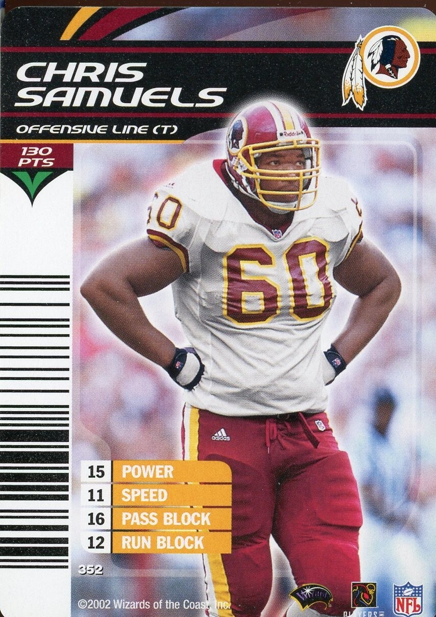 2003 NFL Showdown CHRIS SAMUELS REDSKINS #352 | eBay