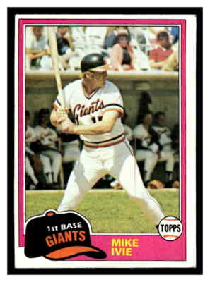 1981 Topps #236 Mike Ivie | eBay