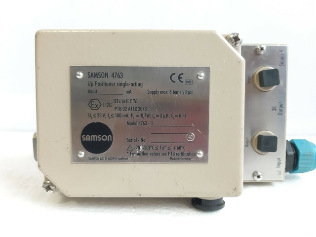 Samson 4763 Electro Pneumatic Positioner 1008581 for sale online | eBay