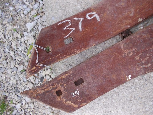 (4) Soil saver chisel plow shank shanks spike spikes 18" x 4" | eBay