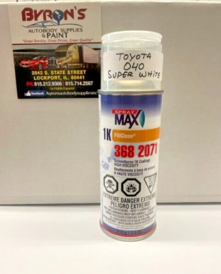 Toyota 040 Super White Automotive Urethane Basecoat Spray Paint ...