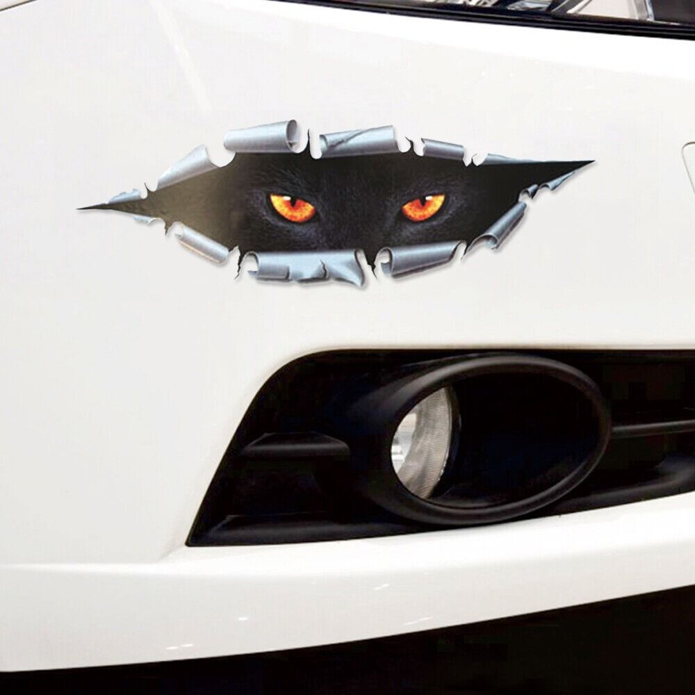 5Pcs Funny Window 3D Bumper Car Sticker Auto Decal Decoration Stickers ...