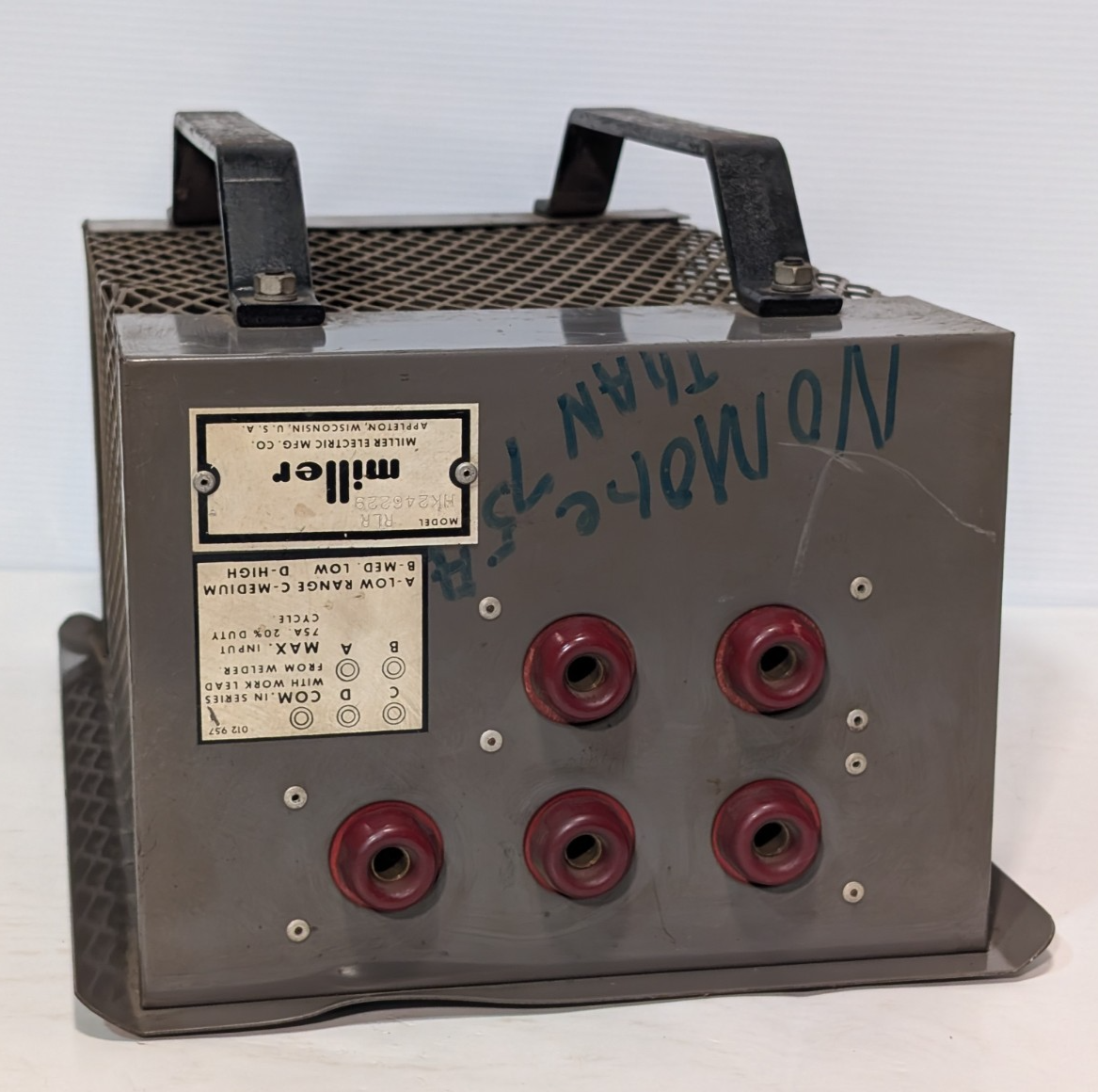 Miller Electric RLR remote current/amperage control device for welder ...