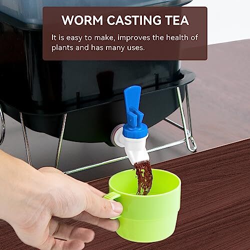 Basic Worm Farm Composting Bin 4 Tray Worm Compost Bin for Recycling ...