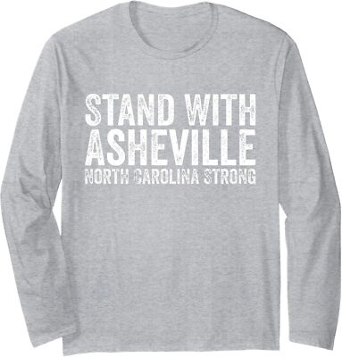 North Carolina Strong Asheville NC Stand Design Long Sleeve Tshirt | eBay