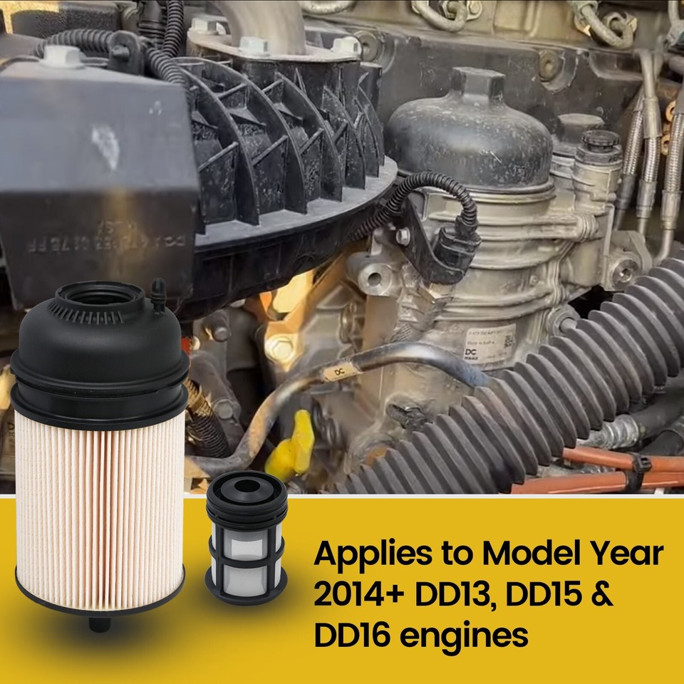 Detroit Engine Filters DD13 DD15 Oil Change Kit, LF17511, FK13850NN ...