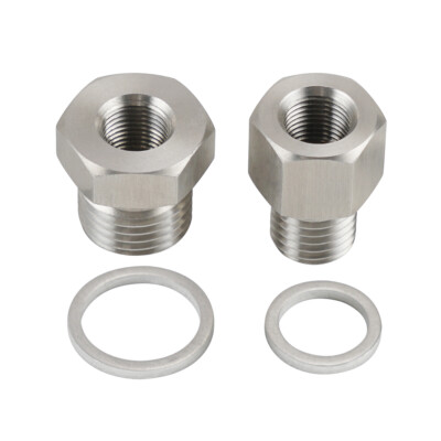 LS Series Engine Oil Pressure Sensor Coolant Temp Gauge Adapters 1/8NPT ...