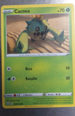 Pokémon Card Cacnea 004/163 Battle Styles, Released From The Booster ...