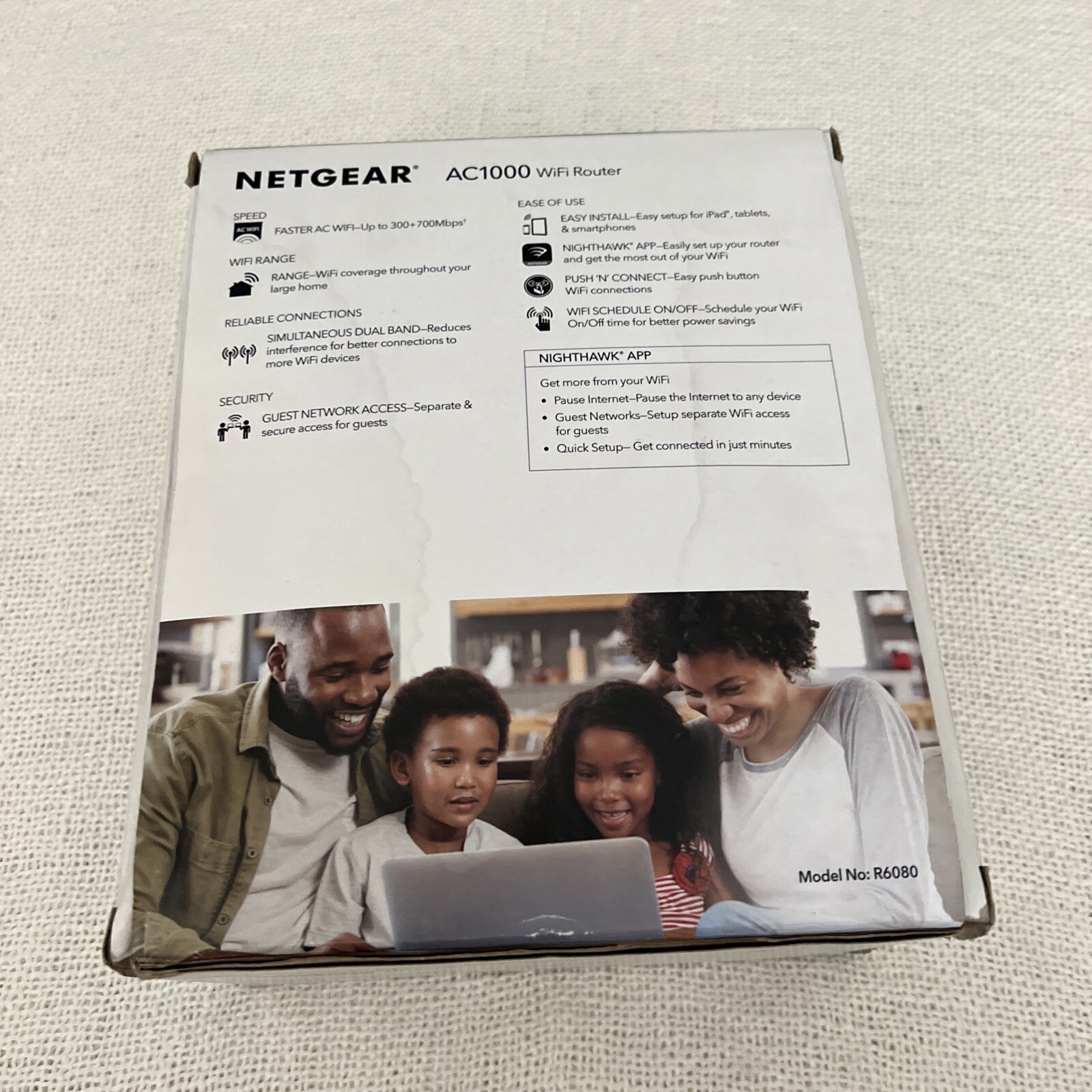 Netgear AC1000 WiFi Router WiFi 5 Model R6080 691043296590 | eBay