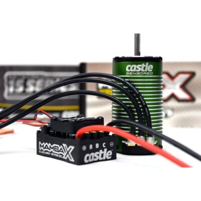 Castle Creations 010-0155-05 Mamba X 25.2V ESC with 1515-2200KV Motor ...