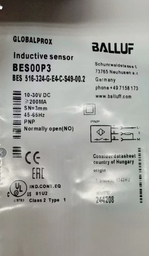 BALLUFF BES 516-324-G-E4-C-S49-00,2 BES00P3 | eBay