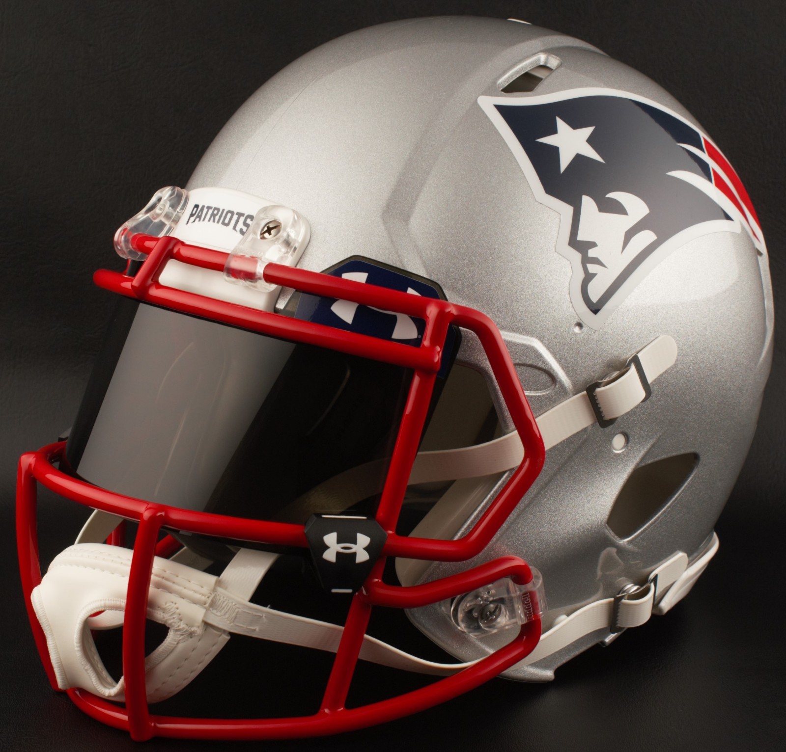 ***CUSTOM*** NEW ENGLAND PATRIOTS Full Size NFL Riddell SPEED Football ...