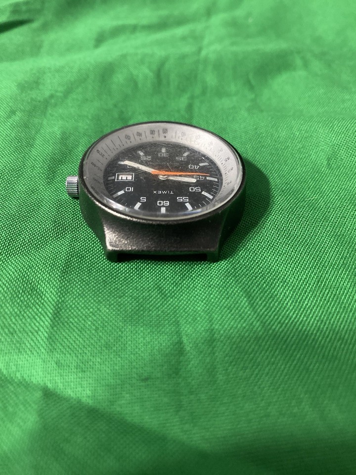 *RARE* Vintage 1978 Timex Black Max Tachometer Men’s Watch | eBay