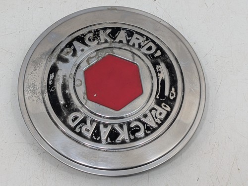 Antique Packard Hub Cap Wheel Cover Vintage Wire Wheel Center Cap ...
