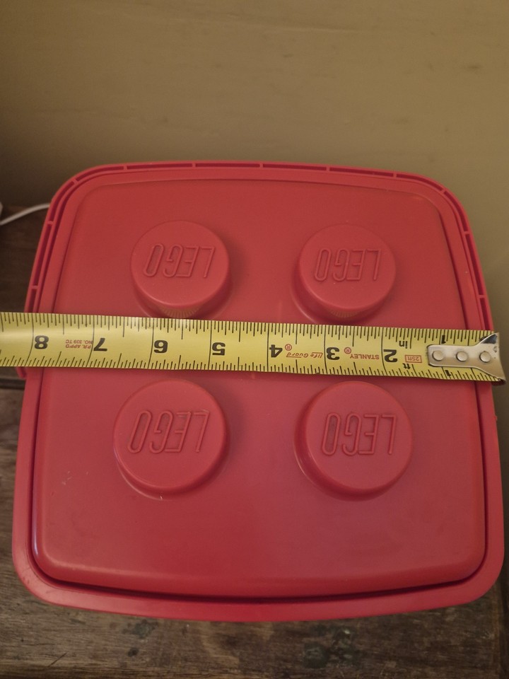 Lego 28oz Legos Red Storage Container Builder Kit | eBay