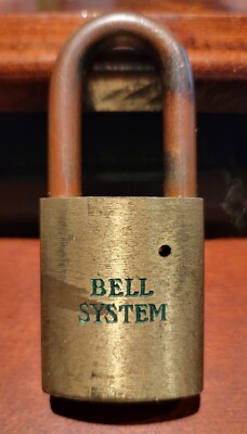 Bell System Best Padlock with Key All Brass | eBay