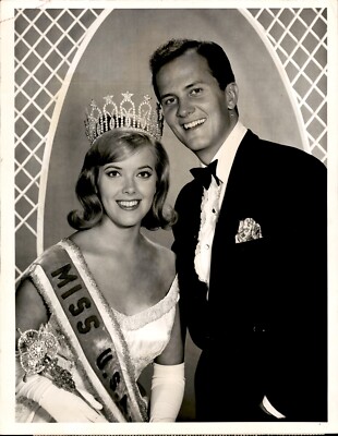 LG993 1965 Original Photo BOBBI JOHNSON PAT BOONE Miss USA Beauty ...